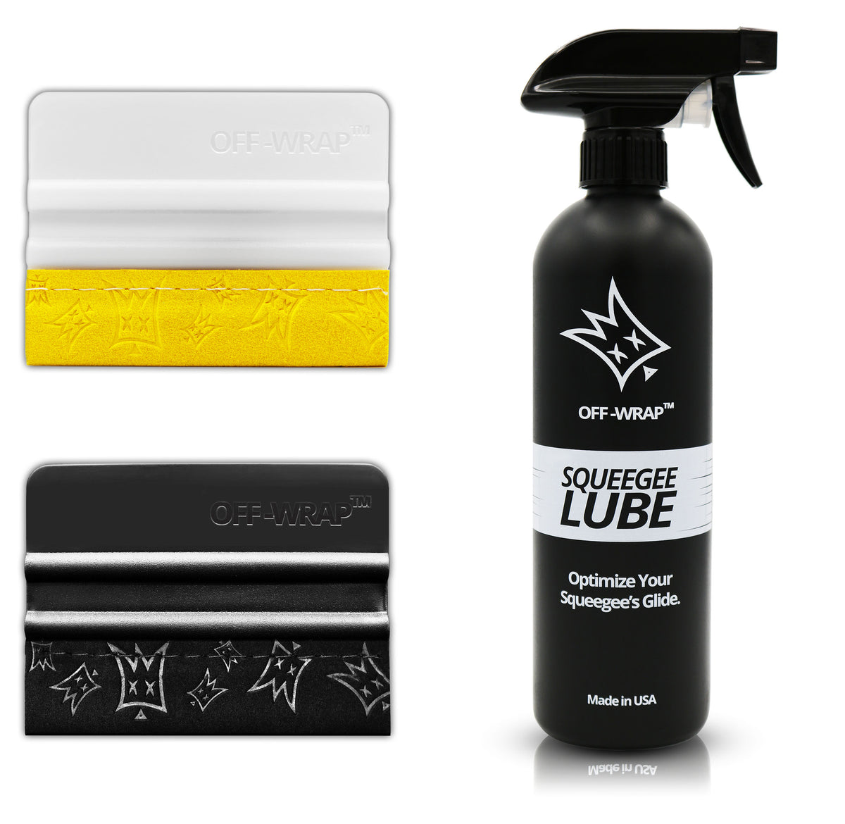 Off-Wrap™ Squeegee Lube + Squeegees Kit