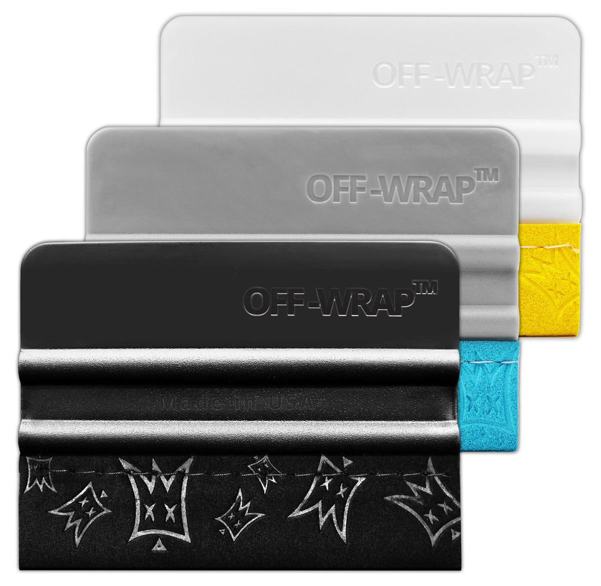Off-Wrap™ Squeegee Trio - Wet/Dry Squeegees